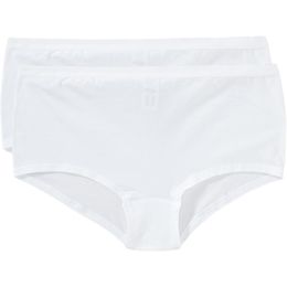 Speidel Damen Panty &raquo;Take-two&laquo; 2er Pack, bequem, elastisch, atmungsaktiv, basic, Baumwollmix wei&szlig; 40