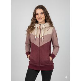 Ragwear Damen Sweatjacke &raquo;TREGA ZIP O&laquo; im Colorblocking-Design XS