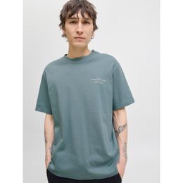 Jack & Jones Jack & Jones Herren Rundhalsshirt &raquo;JPRBLACHAD BRANDING SS CREW NECK TEE SN&laquo; blau L