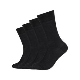 Camano Herren Socken &raquo;ca-soft&laquo; 4 Stk. tlg. mit hoher Verarbeitungsqualit&auml;t schwarz 43-46