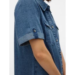 V&eacute;ro Moda Vero Moda Damen Jeanskleid &raquo;VMJENNIE SS SHORT DENIM DRESS NOOS&laquo; Brusttaschen blau XS, N-Gr