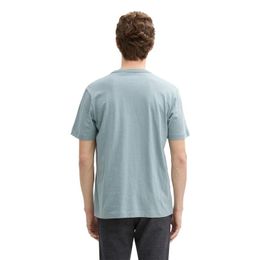 Tom Tailor Herren Tom Tailor T-Shirt mit Logo Stickerei grau 3XL