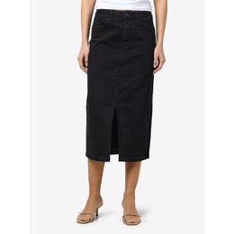 Noisy may Damen Noisy may Jeansrock &raquo;NMKATH NW SLIT MIDI SKIRT VI478BL NOOS&laquo; schwarz XS (34)