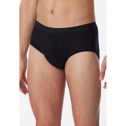 Schiesser Herren Slip &raquo;Original Classics&laquo; mit Eingriff, Feinripp, ohne st&ouml;rende Seitenn&auml;hte schwarz 5