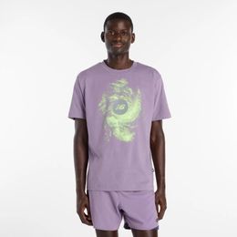 New Balance Shirt 'Vortex Performance T-Shirt' male Purple size XS