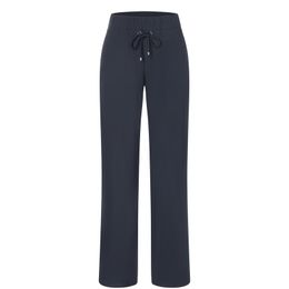 MAC Damen MAC Stoffhose &raquo;EASY WIDELEG&laquo; sehr elastische Qualit&auml;t, angenehmer Griff und hoher Tragekomfort blau 34, L&auml;nge 34