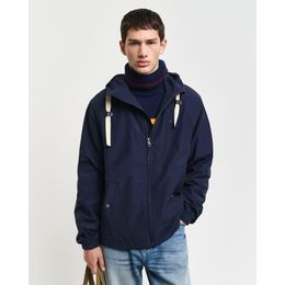 Gant Herren Blouson &raquo;LIGHTWEIGHT WINDSHIELDER&laquo; mit Kapuze blau M
