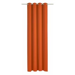 WIRTH Vorhang &raquo;Dim out&laquo; &Ouml;sen 1 Stk. tlg. orange Polyester