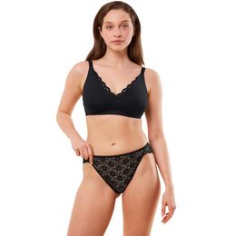 Triumph Damen Tai-Slip &raquo;Amourette&laquo; Stretch-Spitze, hoher Beinausschnitt schwarz 38