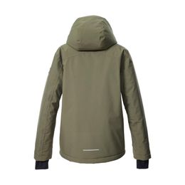 Killtec Jungen Skijacke &raquo;KSW 202 BYS SKI JCKT&laquo; Wasserdichte Kinder-Skijacke mit verstellbarer Kapuze und Schneefang gr&uuml;n 176