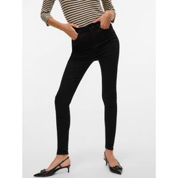 V&eacute;ro Moda Vero Moda Damen High-waist-Jeans &raquo;VMSOPHIA&laquo; aus softem Modal schwarz L, L&auml;nge 34