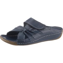 Andrea Conti Damen Pantolette in extra leichter Qualit&auml;t royalblau Gr&ouml;&szlig;e 39