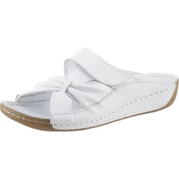 Andrea Conti Damen Pantolette in extra leichter Qualit&auml;t wei&szlig; Gr&ouml;&szlig;e 41