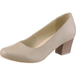 Andrea Conti Damen Pumps mit weicher Polsterung beige, Gr&ouml;&szlig;e 42