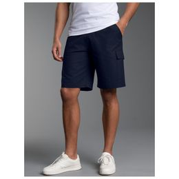 TRIGEMA Herren Jerseyhose &raquo;TRIGEMA Cargo-Bermuda aus 100% Baumwolle&laquo; blau L, US-Gr&ouml;&szlig;en