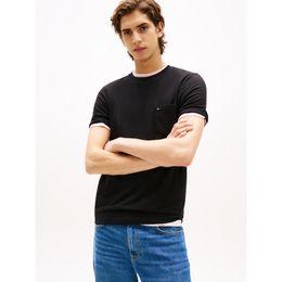 Tommy Hilfiger Herren T-Shirt &raquo;ESSENTIAL SOLID POCKET TEE&laquo; schwarz M