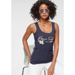 Kangaroos Damen Kangaroos Tanktop mit femininem Frontdruck blau 32/34