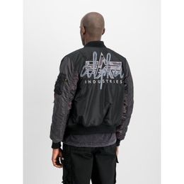 Alpha Industries Herren Bomberjacke &raquo;MA-1 Camo BE&laquo; S