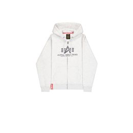 Alpha Industries Herren Hoodie &raquo;Basic Zip Hoodie BL&laquo; grau XXL
