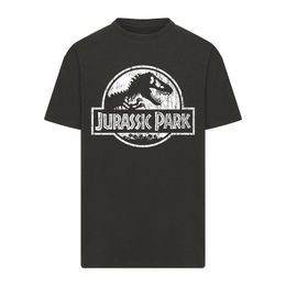 Merchcode Herren T-Shirt &raquo; Jurassic Park Distressed Logo Oversize Tee&laquo; 1 Stk. L