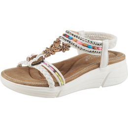 Andrea Conti Damen Sandalette wei&szlig; Gr&ouml;&szlig;e 39