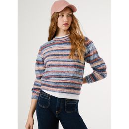 Pepe Jeans Damen Strickpullover &raquo;CELESTE CREW&laquo; mit Rundhals wei&szlig; S