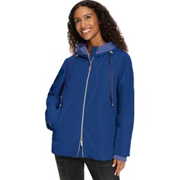 Heine Damen Freizeitjacke mit Kapuze jeansblau Gr&ouml;&szlig;e 40