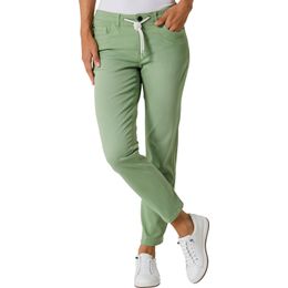 CREATION L PREMIUM Damen 5-Pocket-Jeans mit weichem Griff eucalyptus Gr&ouml;&szlig;e 38