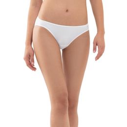 Mey Damen Minislip &raquo;Cotton Pure&laquo; Tiefer, h&uuml;ftiger Sitz, weiche Beinabschl&uuml;sse wei&szlig; 40
