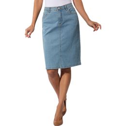 CR&Eacute;ATION L Damen Jeansrock in 5-Pocket-Form blue-bleached Gr&ouml;&szlig;e 36