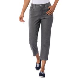 Damen 5-Pocket-Jeans mit Stretch-Anteil grey-denim, Gr&ouml;&szlig;e 38