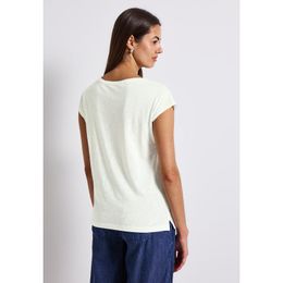Street One Damen Street One Shirttop mit Deko-Tape wei&szlig; 42