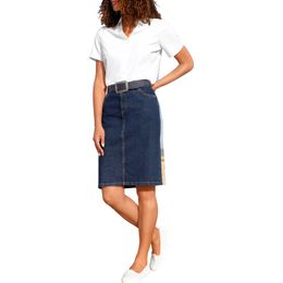 CR&Eacute;ATION L Damen Jeansrock in 5-Pocket-Form blue-stone-washed Gr&ouml;&szlig;e 36