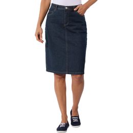 CR&Eacute;ATION L Damen Jeansrock in 5-Pocket-Form dark blue Gr&ouml;&szlig;e 42