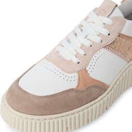 Tamaris Damen Plateausneaker , Freizeitschuh, Halbschuh, Schn&uuml;rschuh mit TOUCH-IT Technologie grau 41