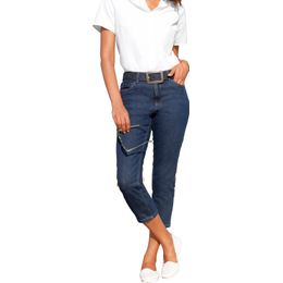CR&Eacute;ATION L Damen 5-Pocket-Jeans mit Stretch-Anteil blue-stone-washed Gr&ouml;&szlig;e 48