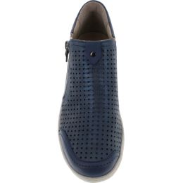 Reflexan Damen Stiefelette mit Glanz-Effekt taubenblau-meliert Gr&ouml;&szlig;e 42