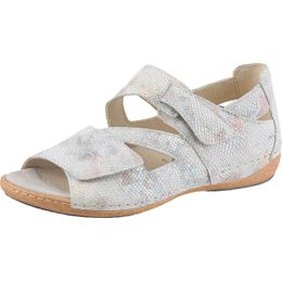 Waldl&auml;ufer Damen Sandalette elfenbein-gemustert Gr&ouml;&szlig;e 7,5