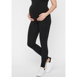 MAMALICIOUS Damen Umstandsleggings &raquo;MLLEA&laquo; in k&ouml;rpernahem Fit schwarz S (36), N-Gr