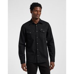 Lee Herren Jeanshemd &raquo;REGULAR WESTERN&laquo; schwarz 3XL