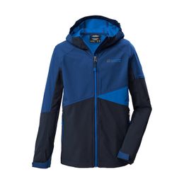 Killtec Jungen Softshelljacke &raquo;KOS 142 BYS SFTSHLL JCKT&laquo; Wind- und wasserabweisende Kinderjacke, Colourblock-Design 176