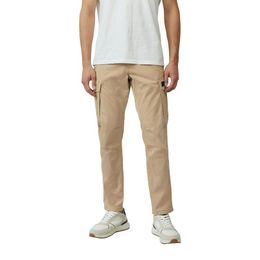 s.Oliver Herren s.Oliver Cargohose mit Garment Dye und Straight Leg beige 36, L&auml;nge 34