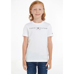 Tommy Hilfiger Jungen T-Shirt &raquo;ESSENTIAL TEE&laquo; Kinder Kids Junior MiniMe,f&uuml;r Jungen und M&auml;dchen wei&szlig; 4/104