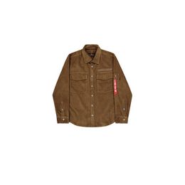 Alpha Industries Damen Hemdjacke &raquo;Cord Overshirt&laquo; beige M