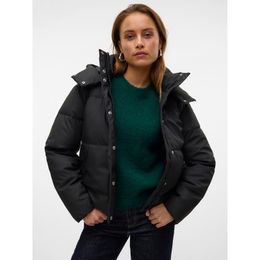 V&eacute;ro Moda Vero Moda Damen Steppjacke &raquo;VMGRETAKYLIE SHORT COATED JACKET NOOS&laquo; mit Kapuze schwarz L