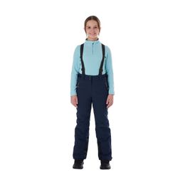 Killtec M&auml;dchen Skihose &raquo;KSW 77 GRLS SKI PNTS&laquo; wasserdicht, atmungsaktiv, abnehmbarer Latz, verst. Seitenriegel blau 128, Normalgr&ouml;&szlig;en