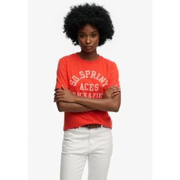 Superdry Damen T-Shirt &raquo;Vintage Prep Pocket Tee&laquo; L