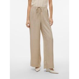 V&eacute;ro Moda Vero Moda Damen Schlupfhose &raquo;VMMELANEY HW LOOSE PANT WVN GA NOOS&laquo; Kunstfaser, loose fit gr&uuml;n XS (34), N-Gr