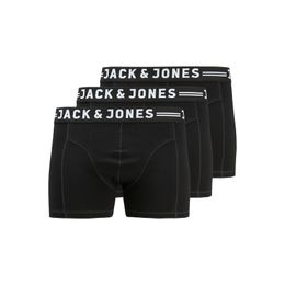 Jack & Jones PlusSize Jack & Jones Plussize Herren Jack & Jones PlusSize Boxershorts &raquo;JACSENSE TRUNKS 3-PACK NOOS PLS&laquo; Packung, 3er-Pack, 3 Stk. schwarz 3XL, 3 Stk.
