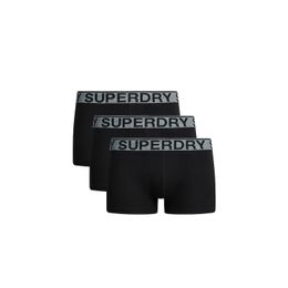 Superdry Herren Boxershorts &raquo;TRUNK TRIPLE PACK&laquo; Packung, 3 Stk. schwarz L, 3 Stk.